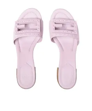 Fendi Baguette Wide-band Slides - Purple