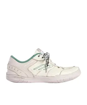 Balenciaga Hamptons Medium Distressed Sneakers - Beige/green