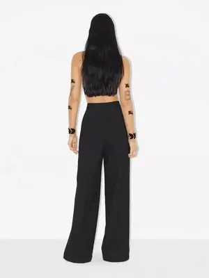 Burberry Graphic Embroidered Sheer Bodysuit