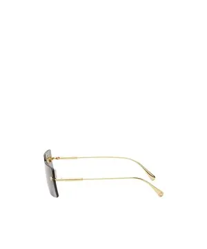 Versace Rimless Sunglasses With Medusa Hardware