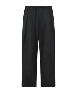 MAISON MARGIELA Pleated Wide-leg Trousers - Black