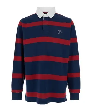Polo Ralph Lauren Long-sleeved Striped Polo Shirt - Multi-color