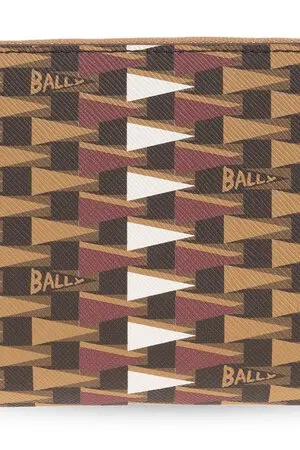 Bally Monogrammed Zipped Wallet