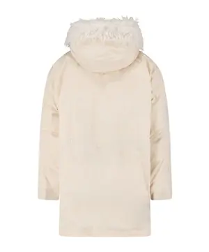 JIL SANDER Hooded Jacket With Faux Fur Trim
