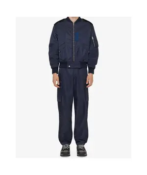 Givenchy Medallion Embroidered Bomber Jacket - Navy