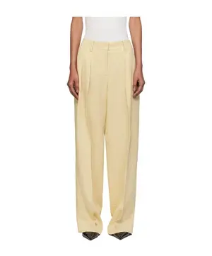 THE FRANKIE SHOP Pleated Wide Leg Trousers