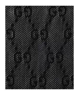 Gucci Gg Monogram Tights - Black