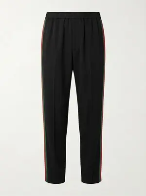 Gucci Stretch Nylon Sportswear Pants With Web