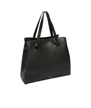 JIL SANDER Medium Knot Tote Bag - Black