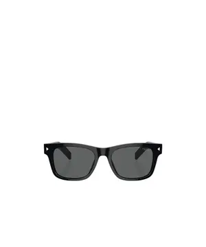 Prada Rectangular Frame Sunglasses - Black