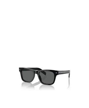 Prada Rectangular Frame Sunglasses - Black