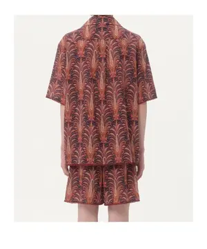 Valentino Garavani All-over Patterned Button-up Shirt - Brown