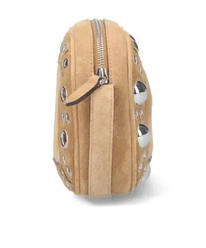 Valentino Garavani Nellecote Vlogo Signature Zip-up Crossbody Bag - Beige
