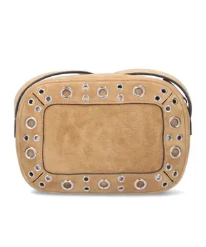 Valentino Garavani Nellecote Vlogo Signature Zip-up Crossbody Bag - Beige