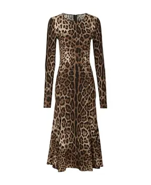 Dolce & Gabbana Leopard-printed Midi Dress - No