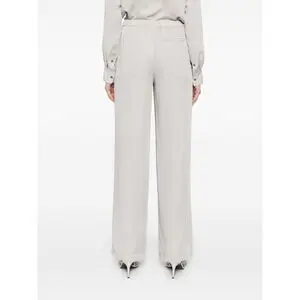 Theory Georgette Wide-leg Pull-on Pants