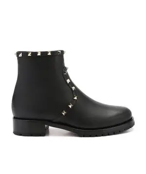 Valentino Garavani Rivet Casual Ankle Boots