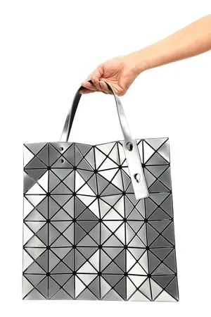 Issey Miyake Geometric Tote - Silver