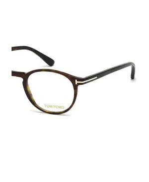 TOM FORD Round Frame Glasses - Black