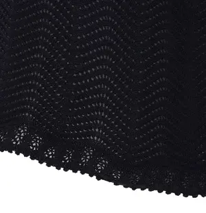 TWINSET Openwork Knit Ruffled Top