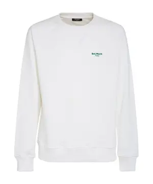 Balmain Logo Printed Crewneck Sweatshirt