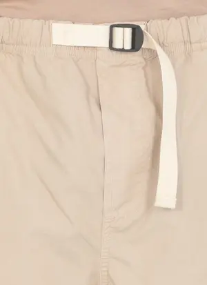 MSGM Buckled Belted Wide-leg Shorts - Nude