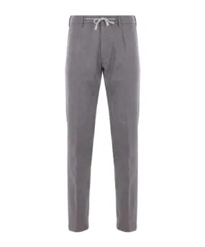 Eleventy Belt Loop Casual Pants - Gray