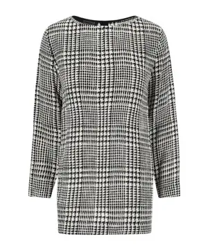 GIANLUCA CAPANNOLO Houndstooth Pattern Shift Dress