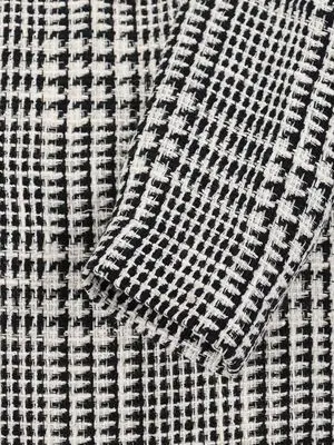 GIANLUCA CAPANNOLO Houndstooth Pattern Shift Dress