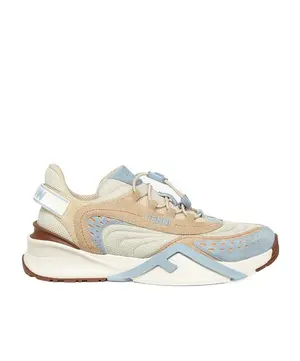 Fendi Flow Low-top Sneakers - Light Blue