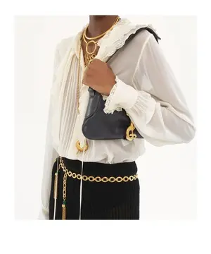 Chloé Kerala 25 Shoulder Bag - Black/navy Blue