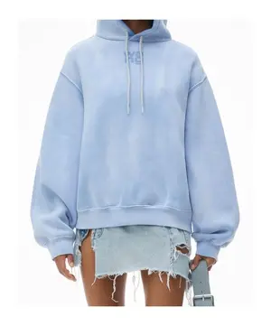 Alexander Wang Essential Hoodie - Light Blue