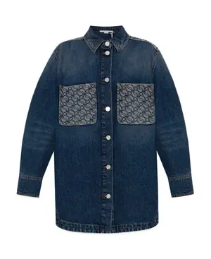 Stella McCartney Logo Denim Shirt