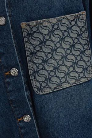 Stella McCartney Logo Denim Shirt