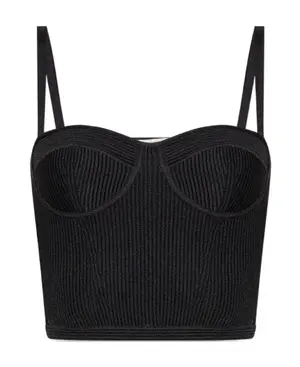 Alexander Mcqueen Cropped Camis Tanks For Women