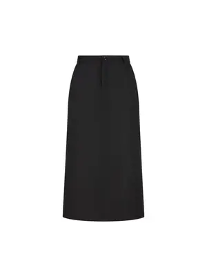 Celine Pencil Skirt In Cashmere Mohair - Black