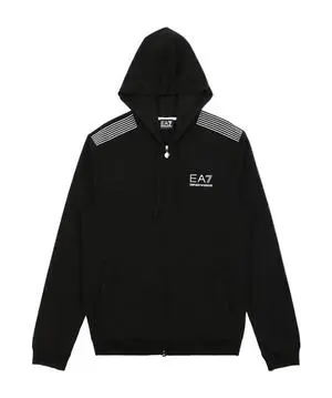 EA7 Logo Zip Hooded Jacket