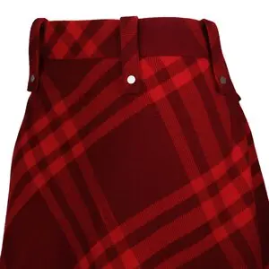 Burberry Plaid Pleated Mini Skirt