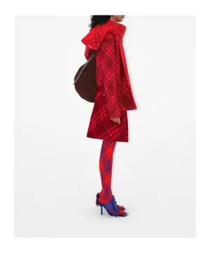Burberry Plaid Pleated Mini Skirt