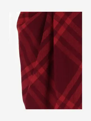 Burberry Plaid Pleated Mini Skirt