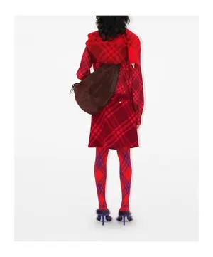 Burberry Plaid Pleated Mini Skirt