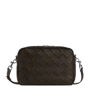 Bottega Veneta Intrecciato Camera Bag - Fudge