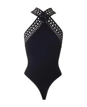 Alaïa Halterneck Cut-out Bodysuit