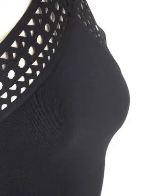 Alaïa Halterneck Cut-out Bodysuit