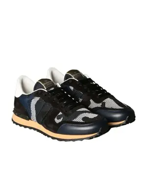 Valentino Garavani Rockrunner Camouflage-print Sneakers