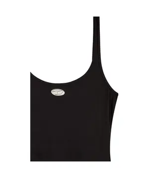 DIESEL® Ut-body-utlt Cut-out Logo Swimsuit - Black