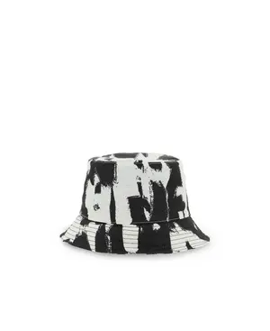 Alexander McQueen Painterly Print Bucket Hat