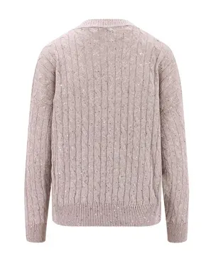 Brunello Cucinelli Sequin Embellished Knitted Jumper