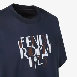 Fendi Dark Cotton T-shirt