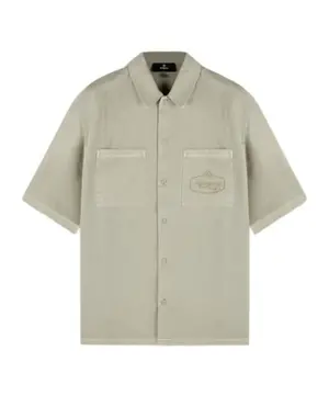 REPRESENT Oversized Fit Short-sleeved Overshirt